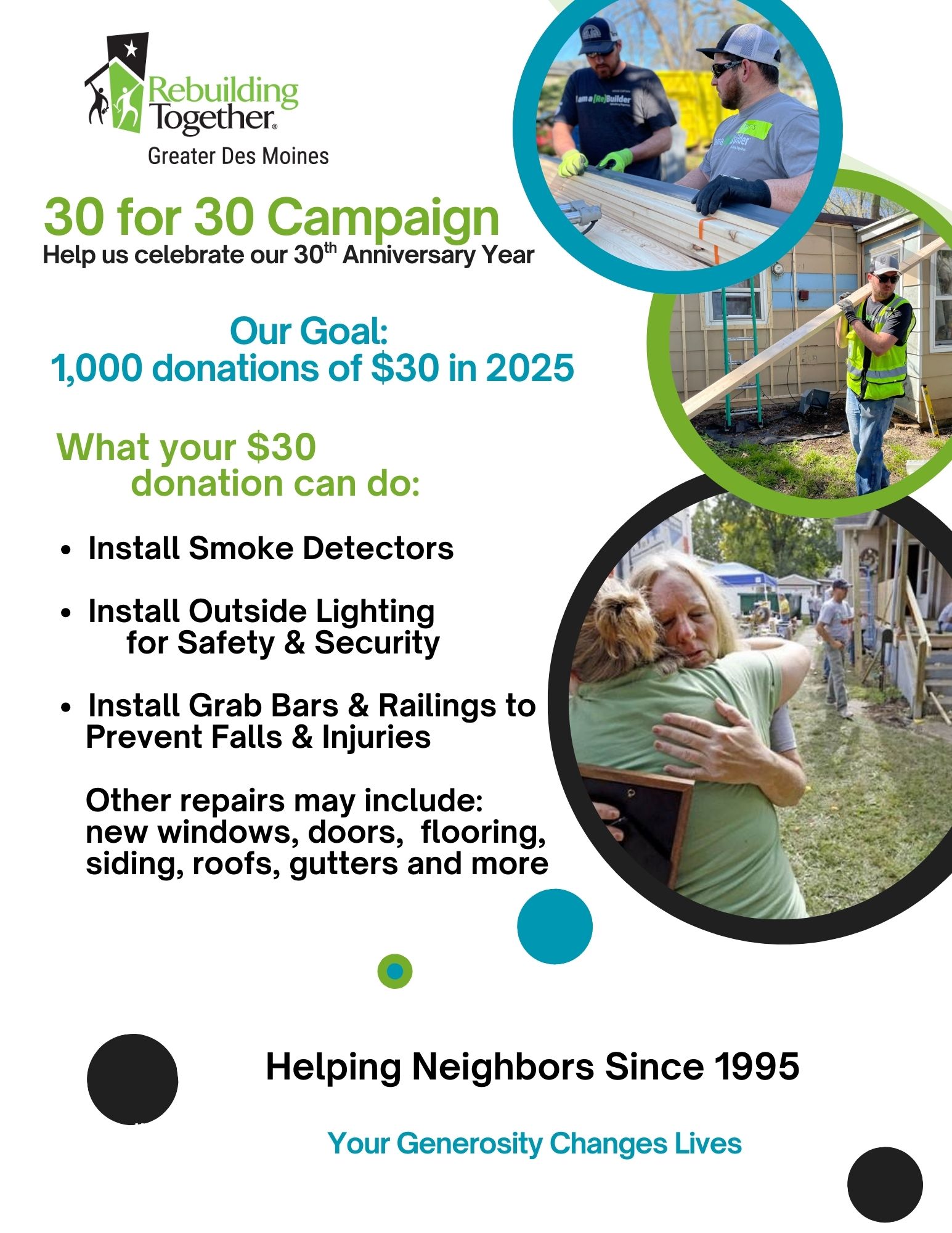 30 for 30 Campaign – Rebuilding Together | Greater Des Moines